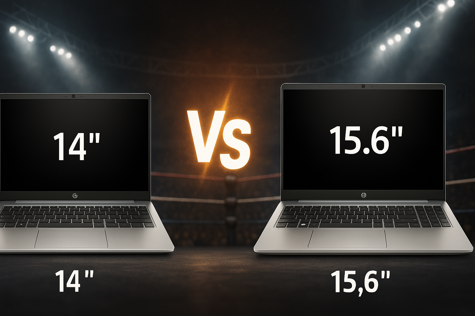 ¿Portátil de 14 o 15,6 pulgadas? Comparativa para elegir el tamaño ...